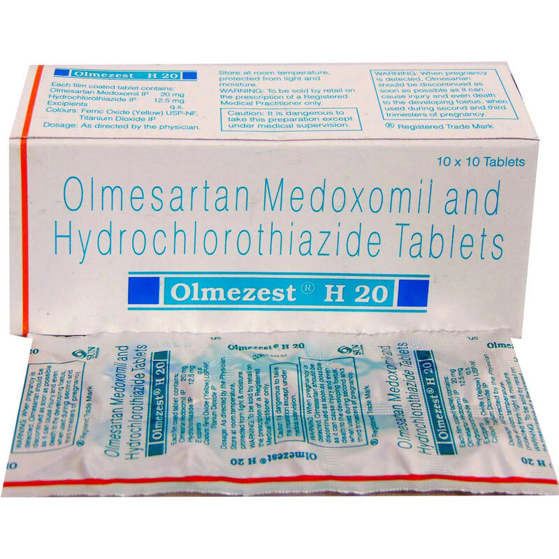 Olmezest H 20 Tablet - Uses, Price, Substitute, Side Effects and Benefits