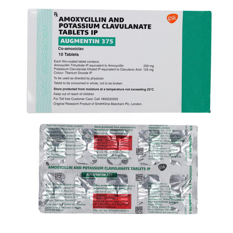 Augmentin 375 Tablet - Uses, Price, Substitute, Side Effects and Benefits
