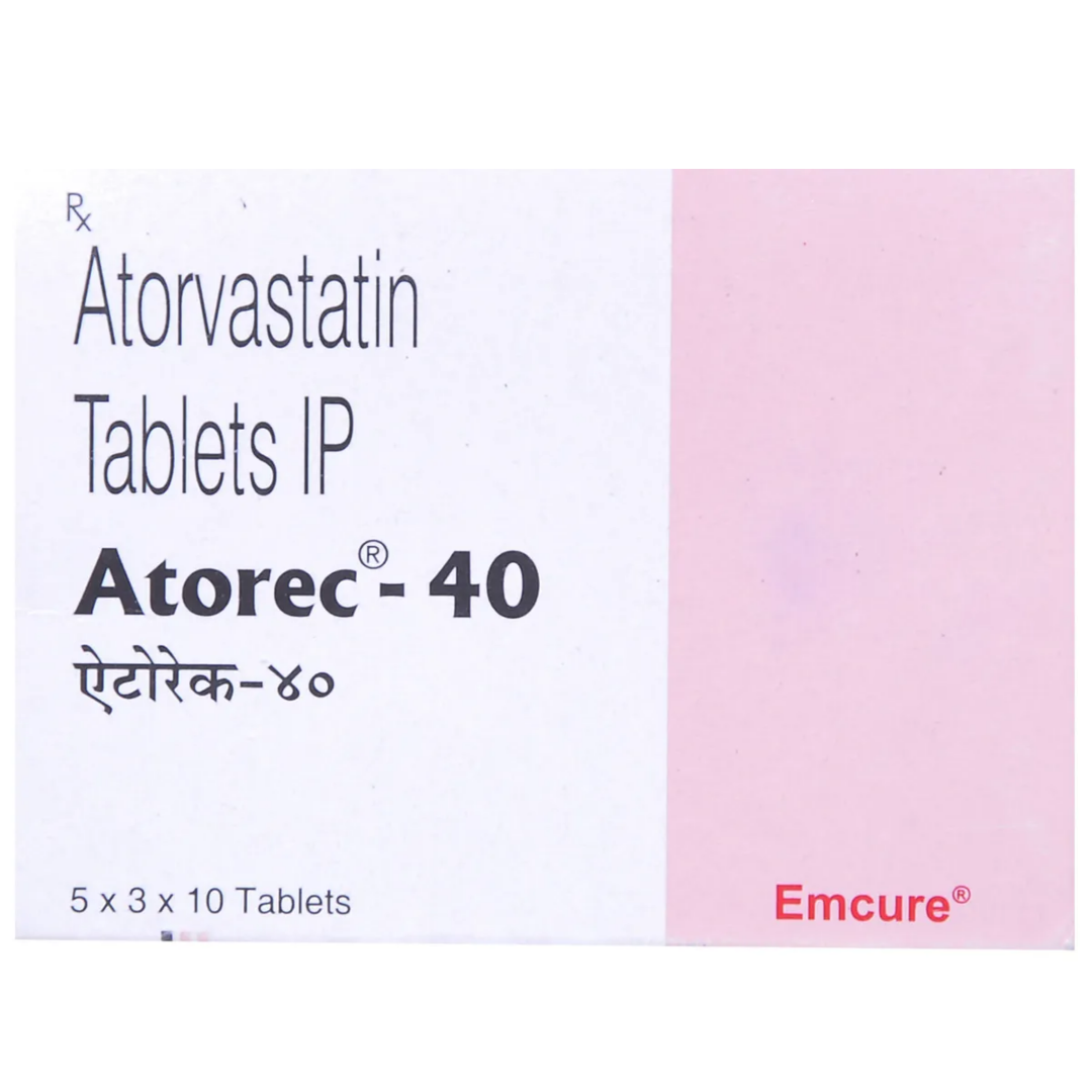 Atorec 40 Tablet - Uses, Price, Substitute, Side Effects and Benefits