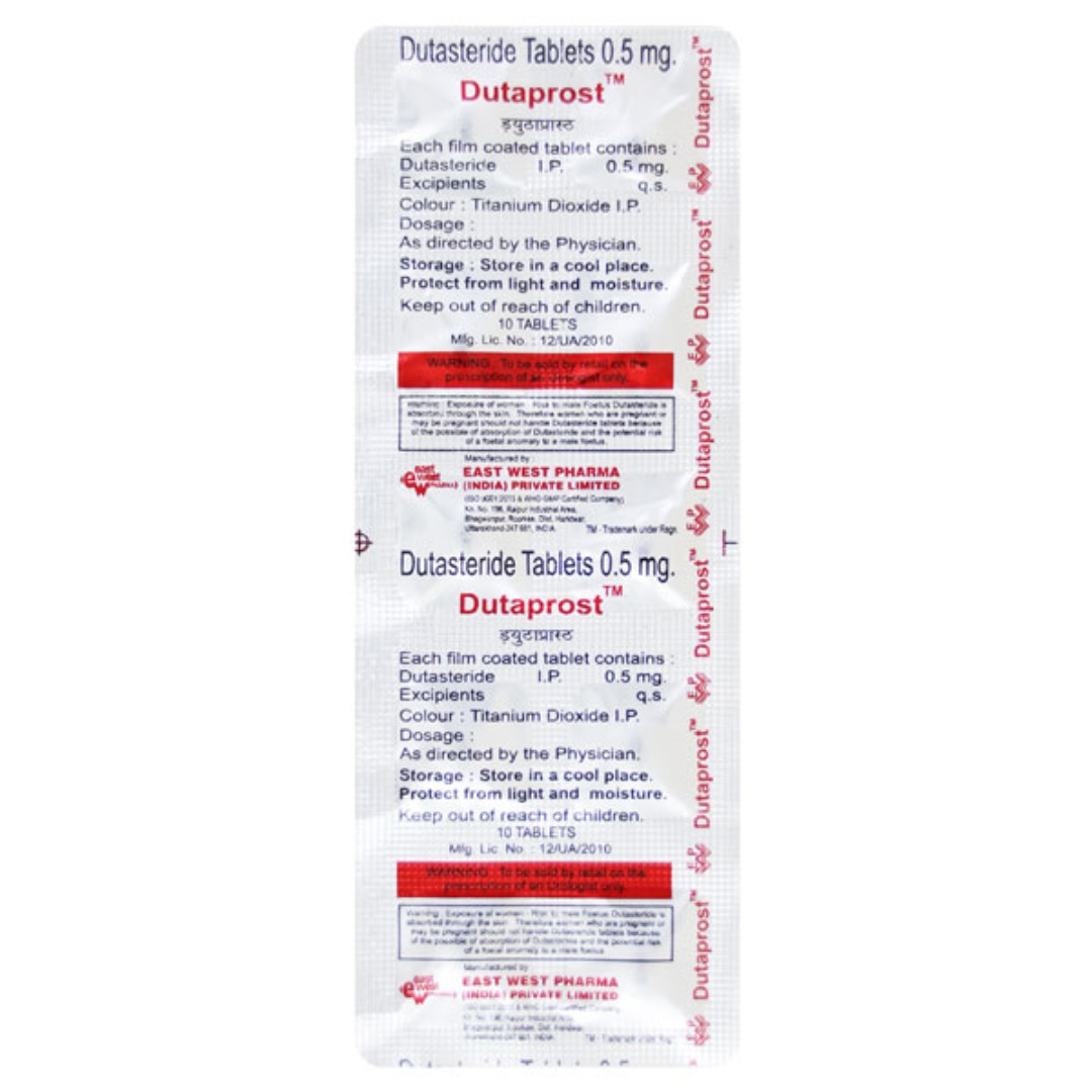 Dutaprost 0.5mg Tablet - Uses, Price, Substitute, Side Effects and Benefits