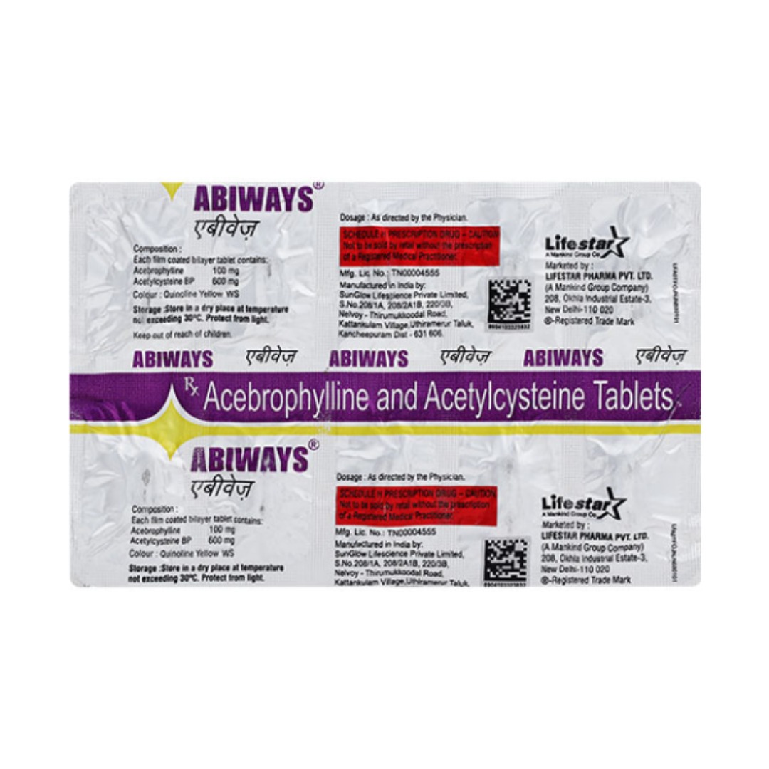 Abiways Tablet - Uses, Price, Substitute, Side Effects and Benefits