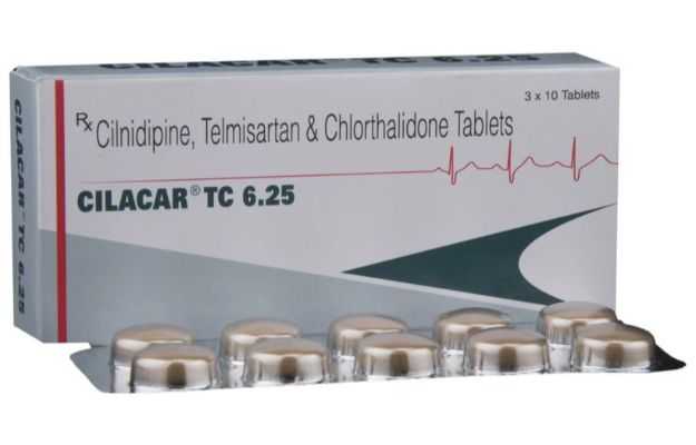 Cilacar TC 6.25 Tablet - Uses, Price, Substitute, Side Effects and Benefits