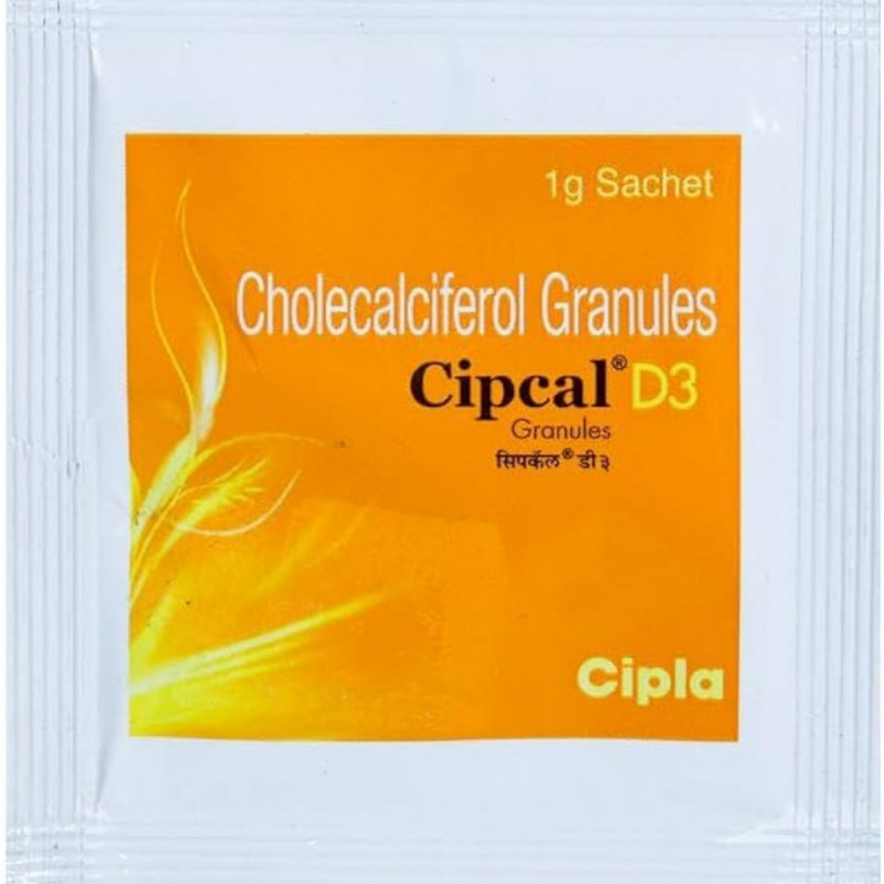 Cipcal D3 (Cholecalciferol) Granules - Uses, Price, Substitute, Side ...