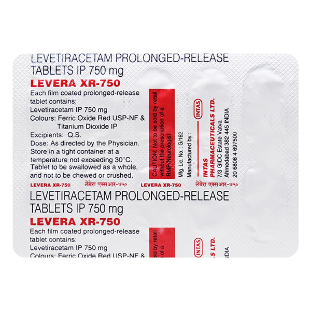 Levera XR 750 Tablet - Uses, Price, Substitute, Side Effects and Benefits