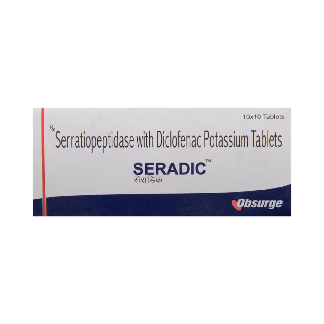 Seradic Tablet - Uses, Price, Substitute, Side Effects and Benefits