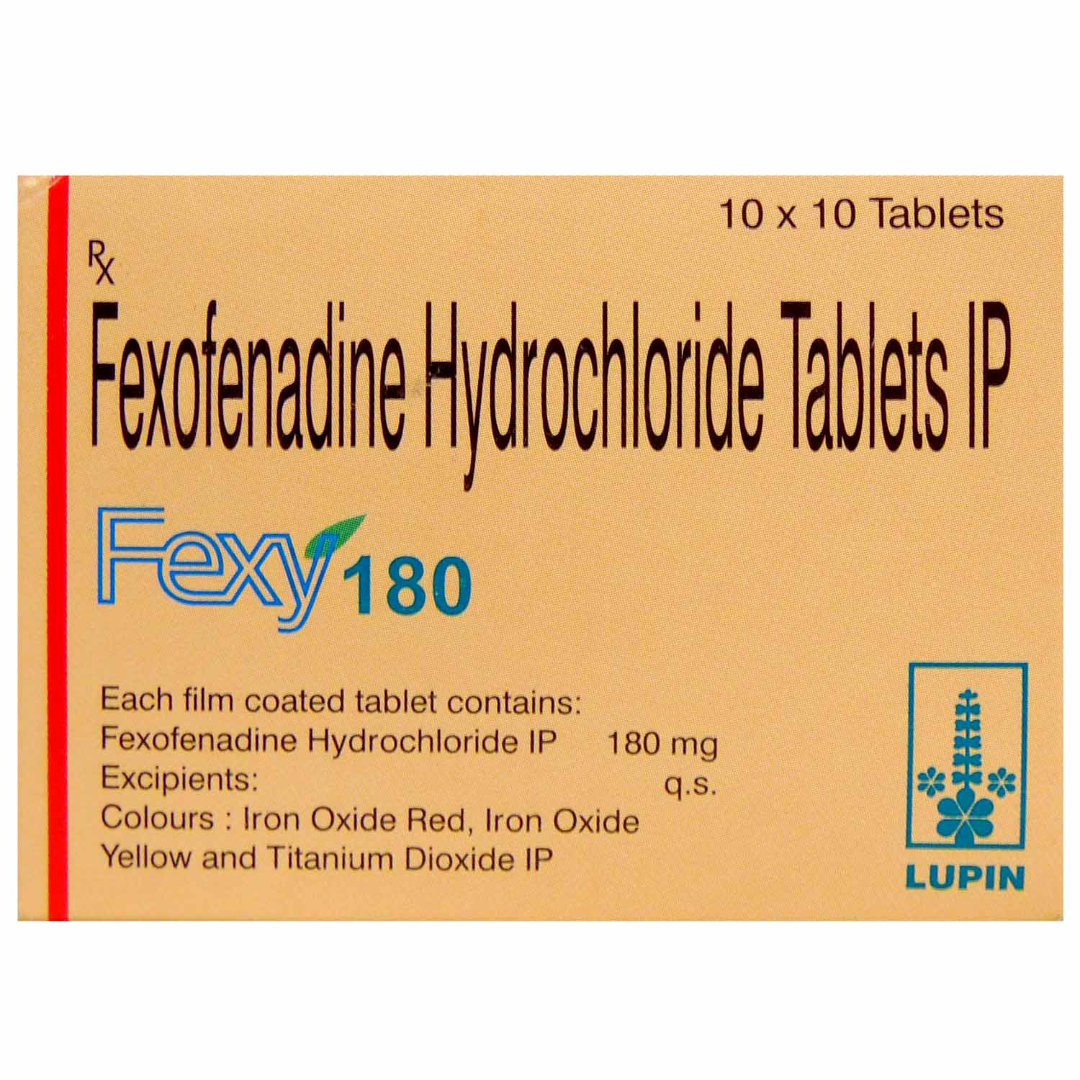 Fexy 180 Tablet - Uses, Price, Substitute, Side Effects and Benefits