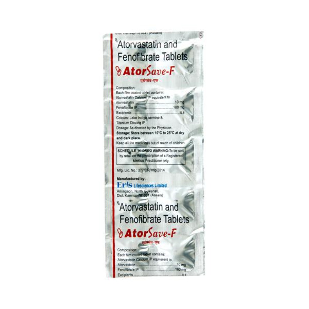 Atorsave F Tablet - Uses, Price, Substitute, Side Effects and Benefits