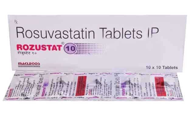Rozustat 10 Tablet - Uses, Price, Substitute, Side Effects and Benefits
