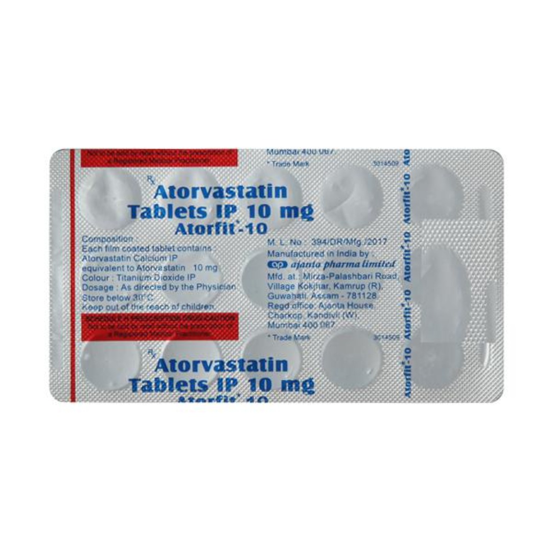 Atorfit 10 Tablet - Uses, Price, Substitute, Side Effects and Benefits