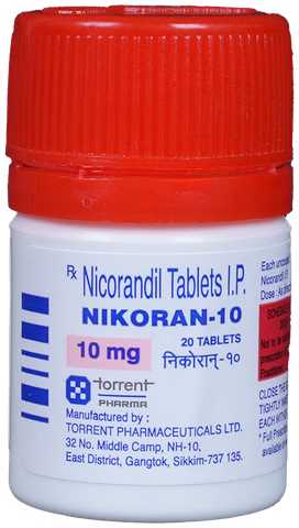 Nikoran 10 Tablet - Uses, Price, Substitute, Side Effects and Benefits