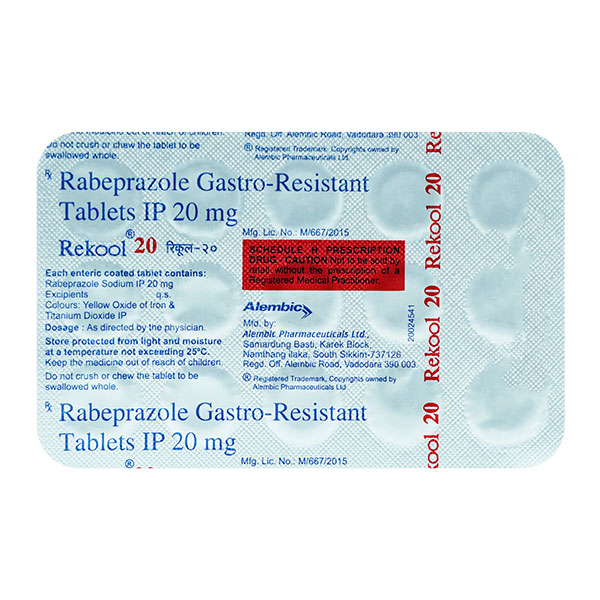 Rekool 20 Tablet - Uses, Price, Substitute, Side Effects and Benefits