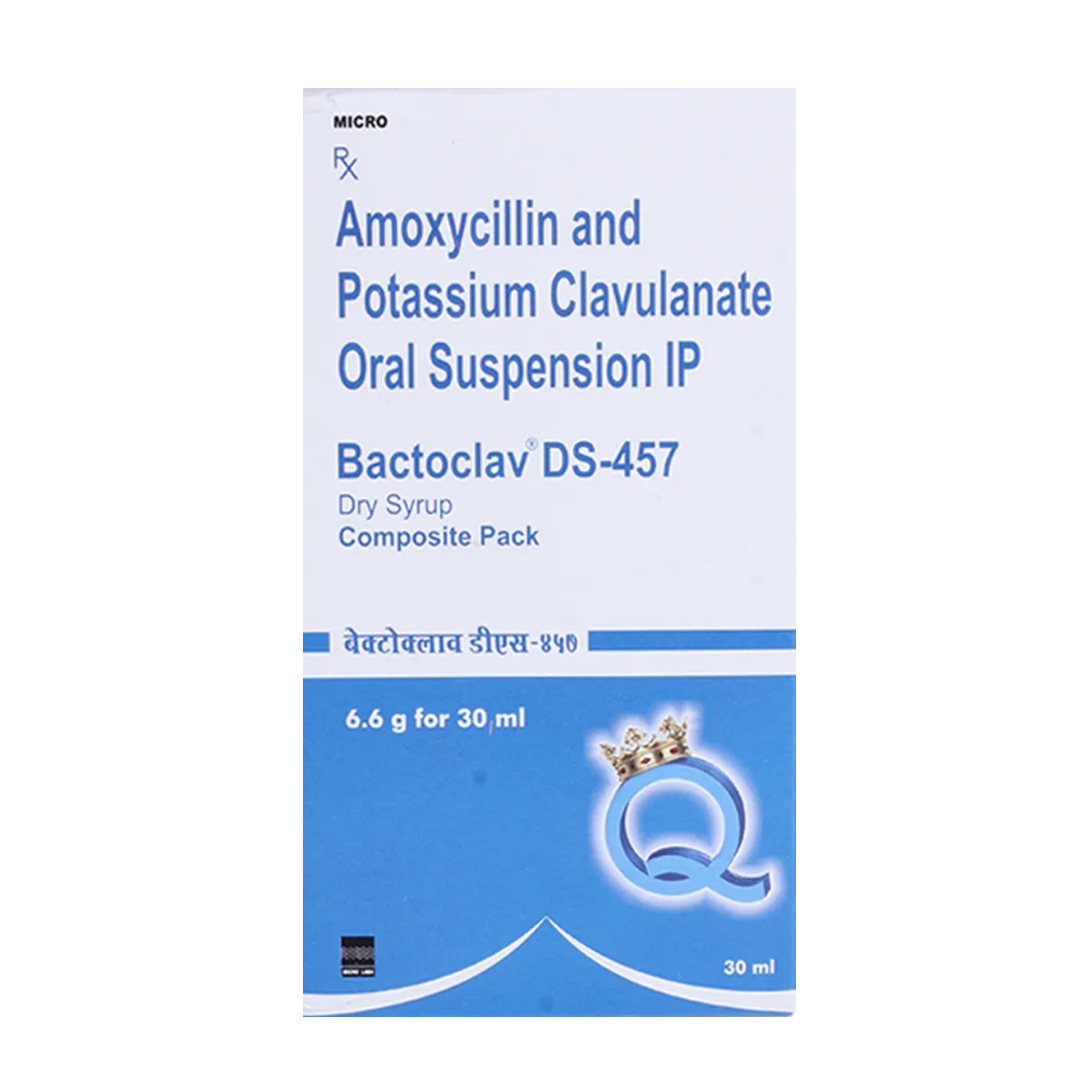 Bactoclav DS 457 Dry Syrup - Uses, Price, Substitute, Side Effects and ...