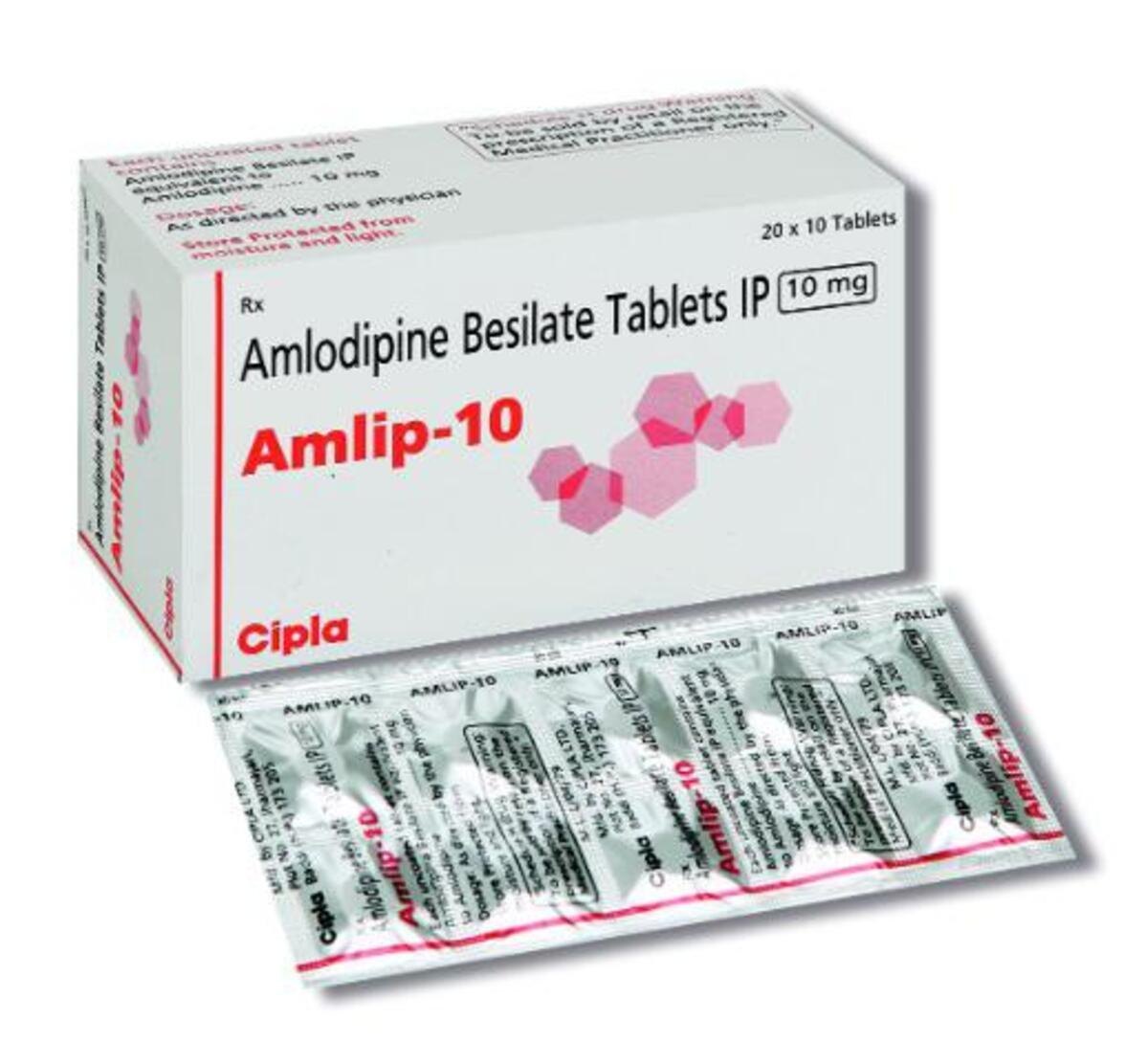 Amlip 10 Tablet - Uses, Price, Substitute, Side Effects and Benefits