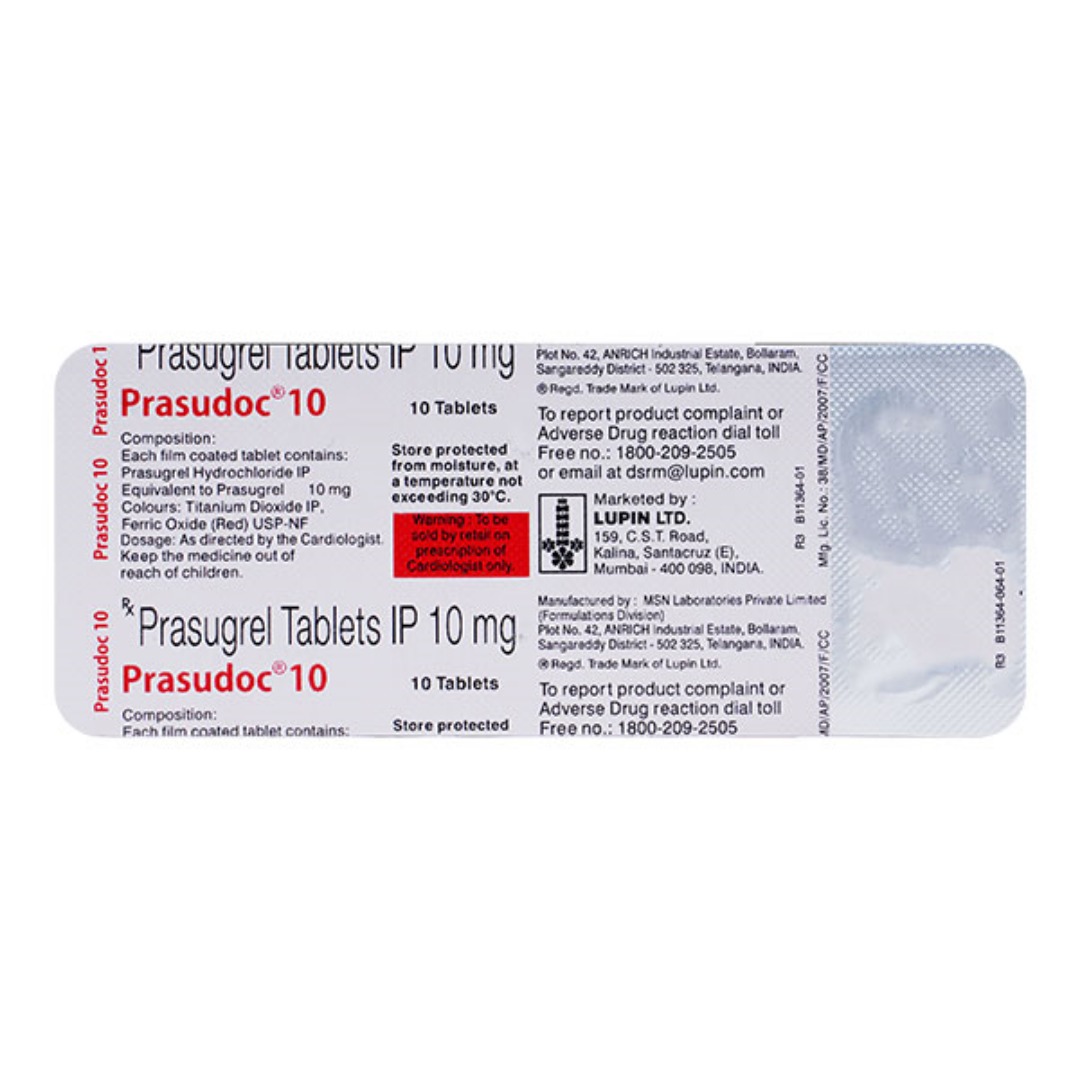 Prasudoc 10 Tablet - Uses, Price, Substitute, Side Effects and Benefits