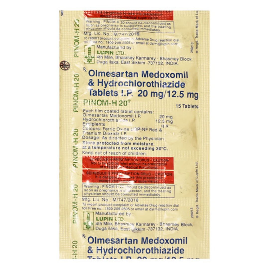 Pinom-H 20 Tablet - Uses, Price, Substitute, Side Effects and Benefits