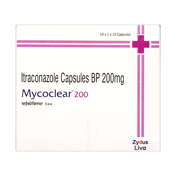 Mycoclear 200 Capsule - Uses, Price, Substitute, Side Effects and Benefits