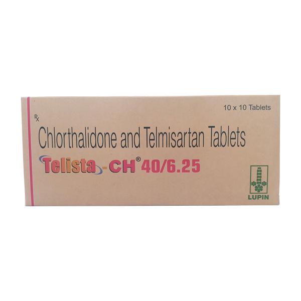 Telista-CH 40/6.25 Tablet - Uses, Price, Substitute, Side Effects and ...