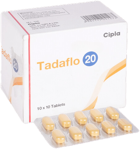 Tadaflo 20mg Tablet - Uses, Price, Substitute, Side Effects and Benefits