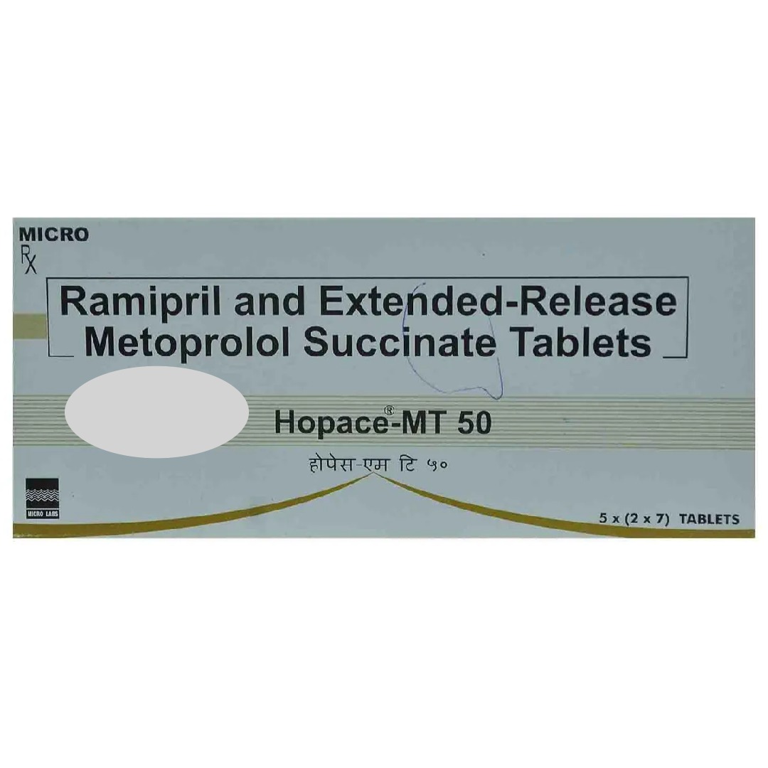 Hopace-MT 50 Tablet ER - Uses, Price, Substitute, Side Effects and Benefits