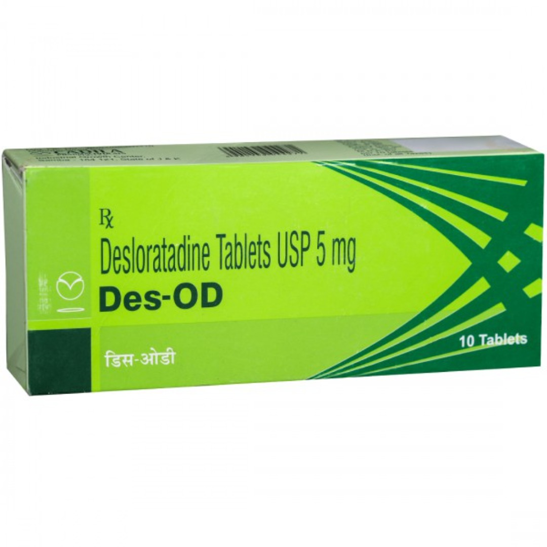 Des-OD 10mg Tablet - Uses, Price, Substitute, Side Effects and Benefits