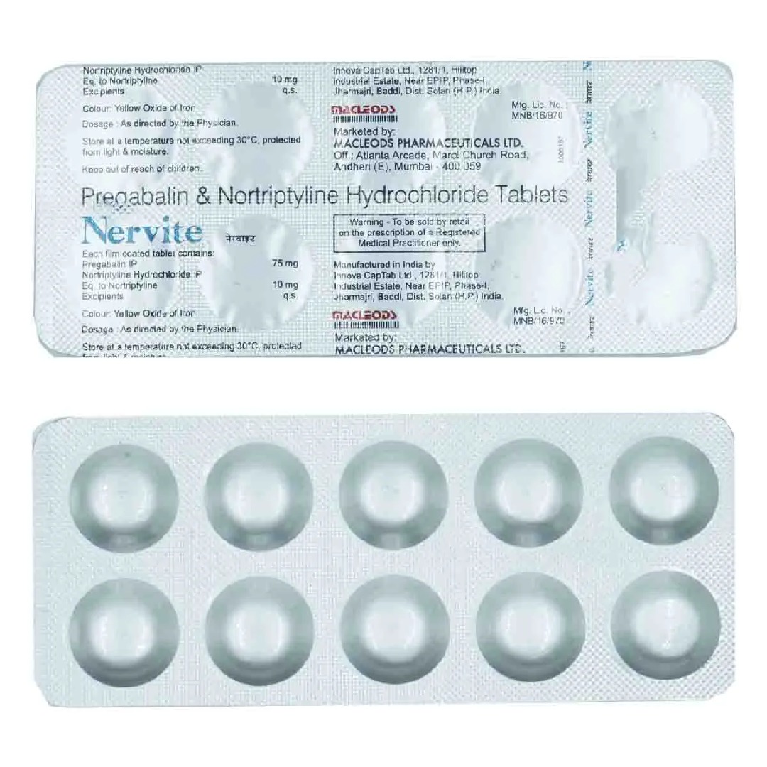 Nervite Tablet - Uses, Price, Substitute, Side Effects and Benefits