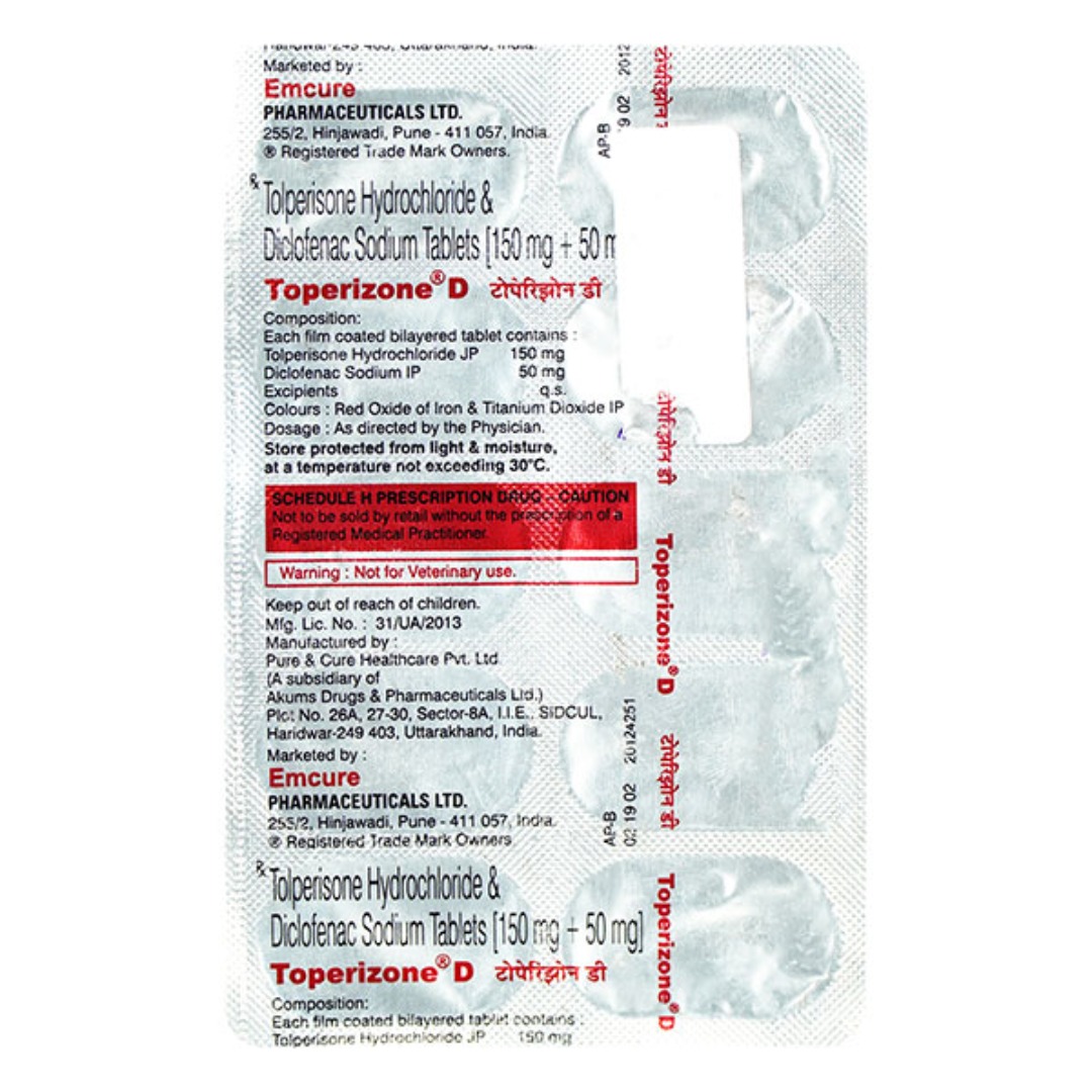 Toperizone D Tablet - Uses, Price, Substitute, Side Effects and Benefits