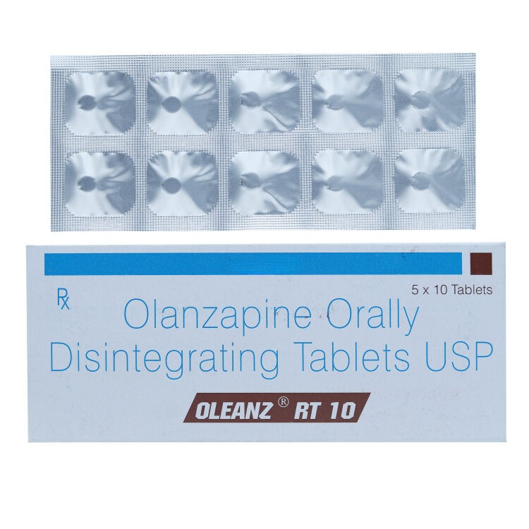 Oleanz RT 10 Disintegrating Tablet - Uses, Price, Substitute, Side ...