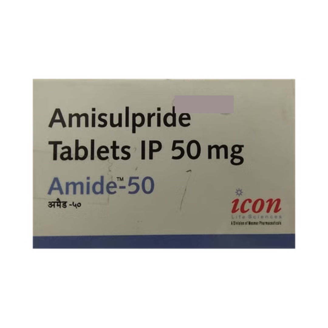 Amide 50mg Tablet - Uses, Price, Substitute, Side Effects and Benefits