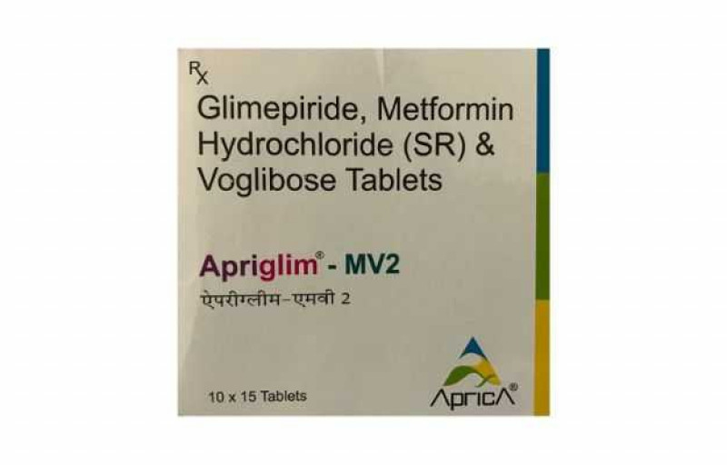 Apriglim-MV 2 Tablet SR - Uses, Price, Substitute, Side Effects and ...