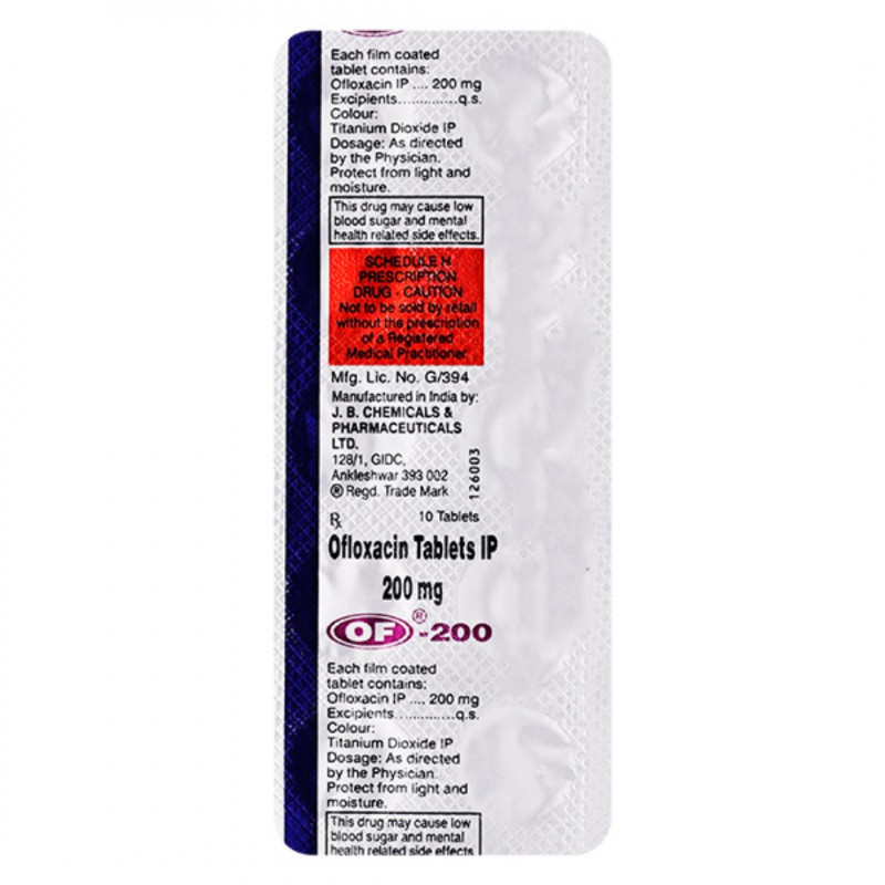 OF 200 Tablet - Uses, Price, Substitute, Side Effects and Benefits