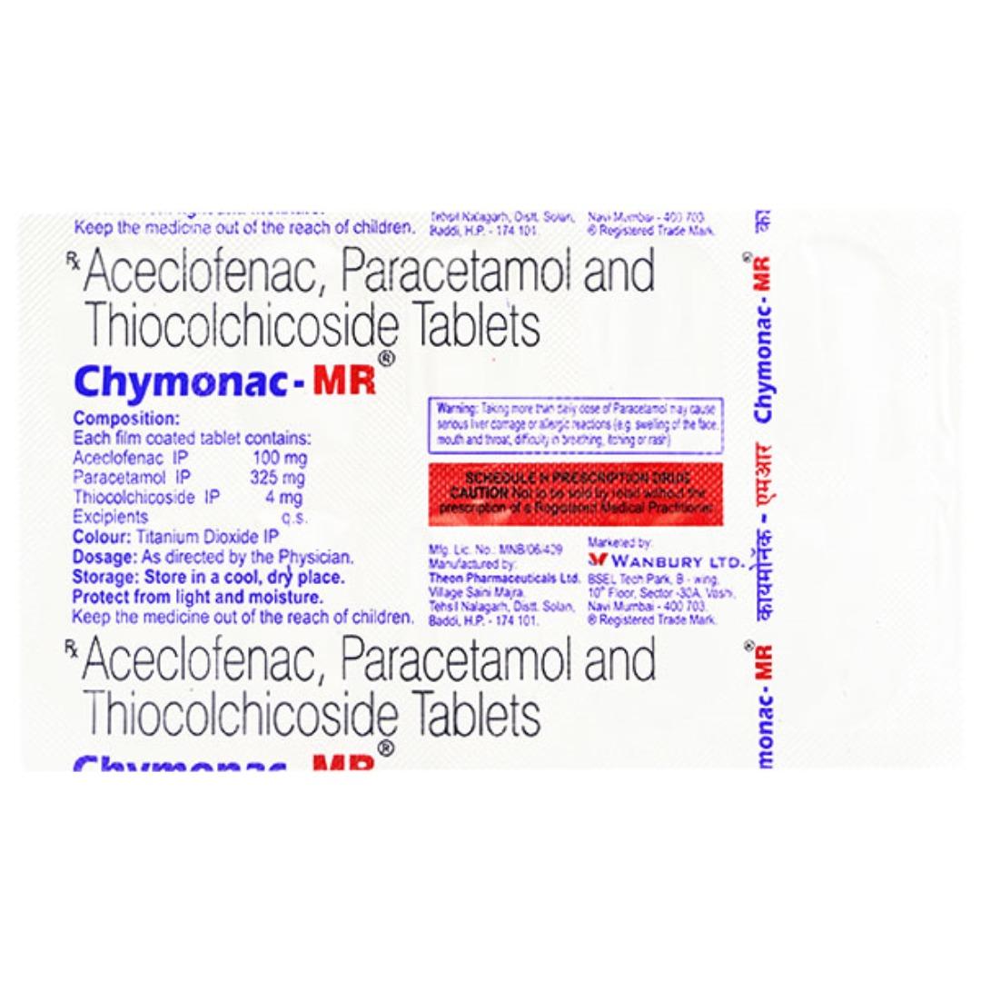 Chymonac-MR Tablet - Uses, Price, Substitute, Side Effects and Benefits