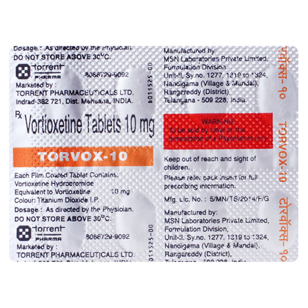 Torvox 10 Tablet - Uses, Price, Substitute, Side Effects and Benefits
