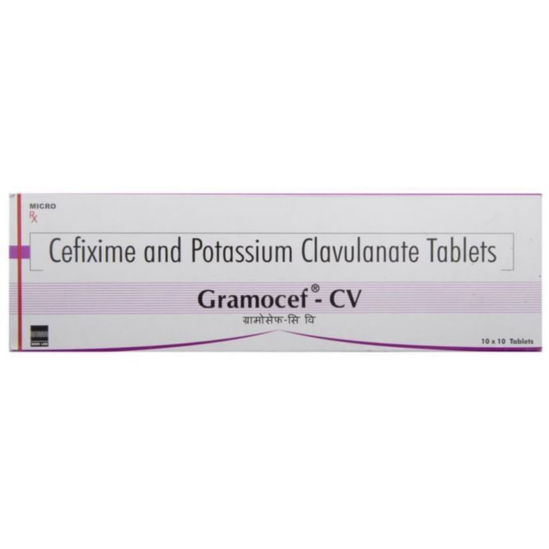 Gramocef-CV Tablet - Uses, Price, Substitute, Side Effects and Benefits