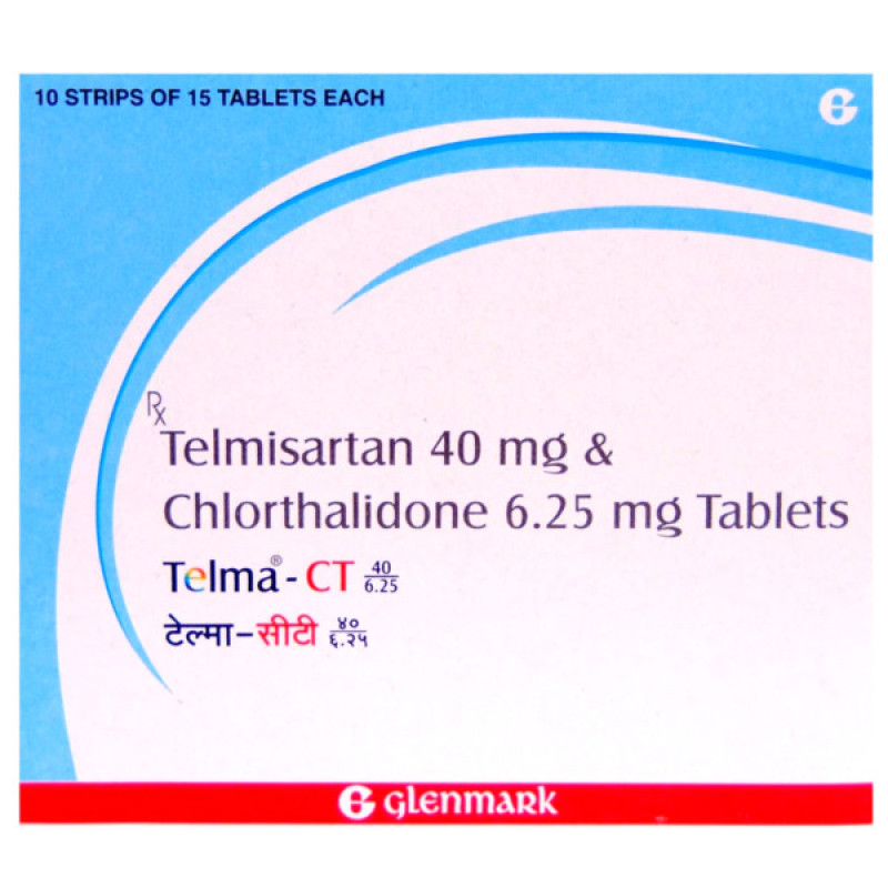 Telma-CT 40/6.25 Tablet - Uses, Price, Substitute, Side Effects and ...