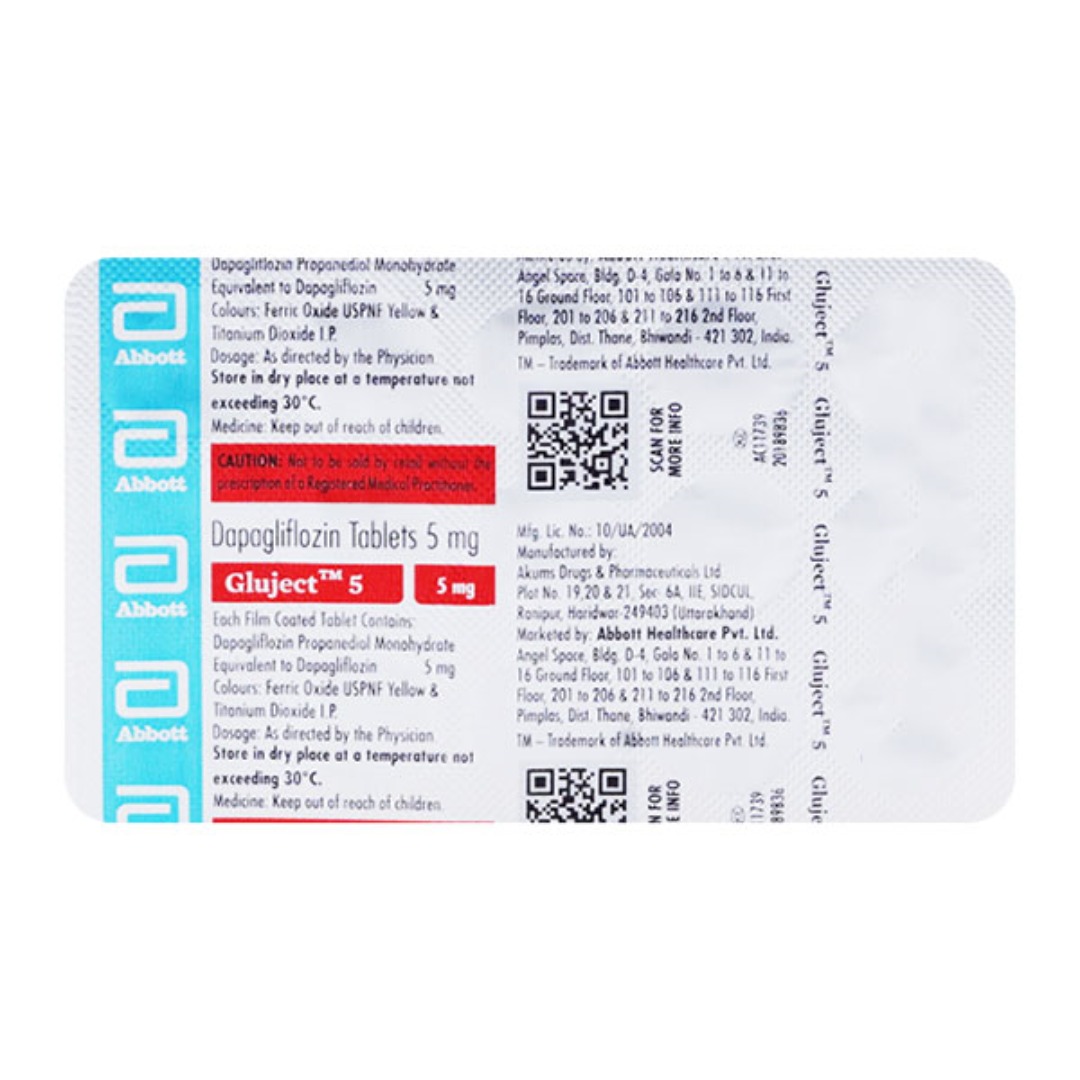 Gluject 5mg Tablet - Uses, Price, Substitute, Side Effects and Benefits