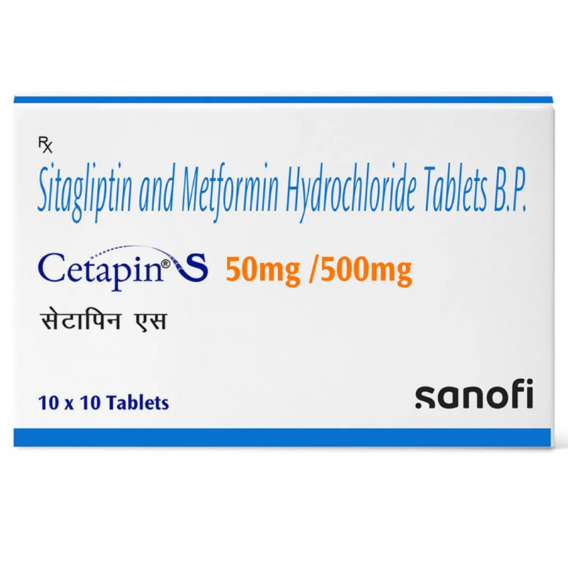 Cetapin S 50mg/500mg Tablet - Uses, Price, Substitute, Side Effects and ...