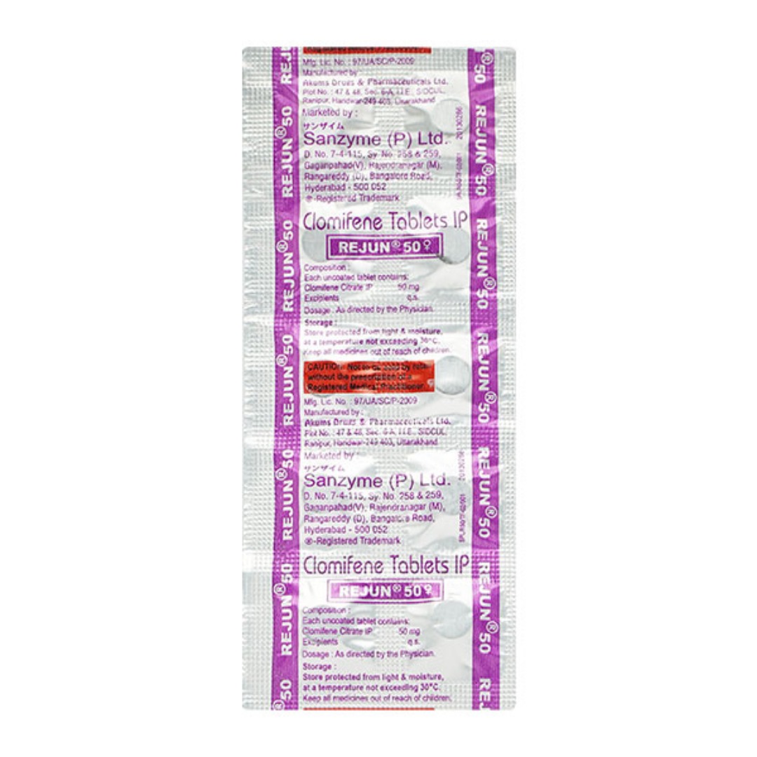 Rejun 50 Tablet - Uses, Price, Substitute, Side Effects and Benefits