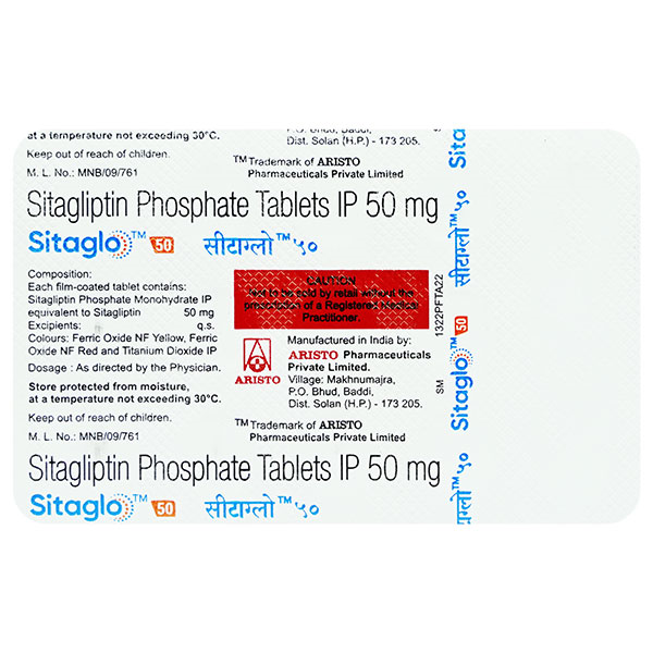 Sitaglo 50 Tablet - Uses, Price, Substitute, Side Effects and Benefits