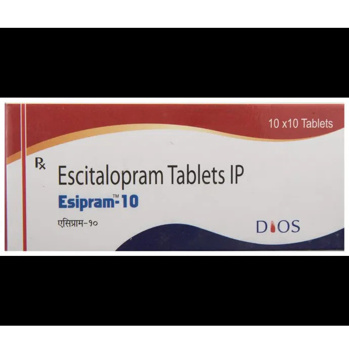 Esipram 10 Tablet - Uses, Price, Substitute, Side Effects and Benefits