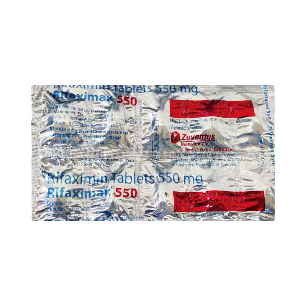 Rifaximax 550mg Tablet - Uses, Price, Substitute, Side Effects and Benefits