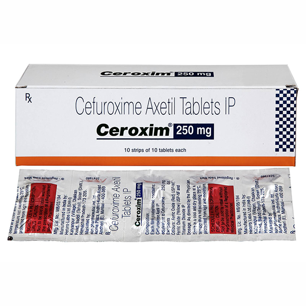 Ceroxim 250mg Tablet - Uses, Price, Substitute, Side Effects and Benefits