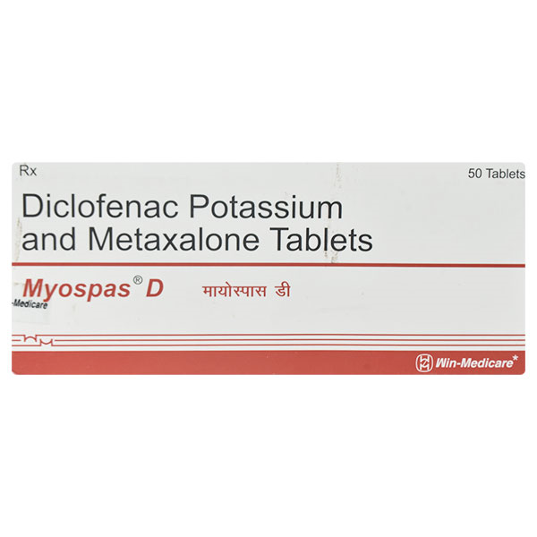 Myospaz D Tablet - Uses, Price, Substitute, Side Effects and Benefits
