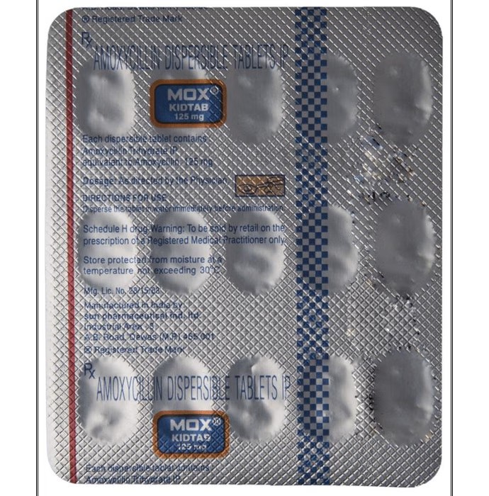Mox Kid 125mg Tablet DT - Uses, Price, Substitute, Side Effects and ...