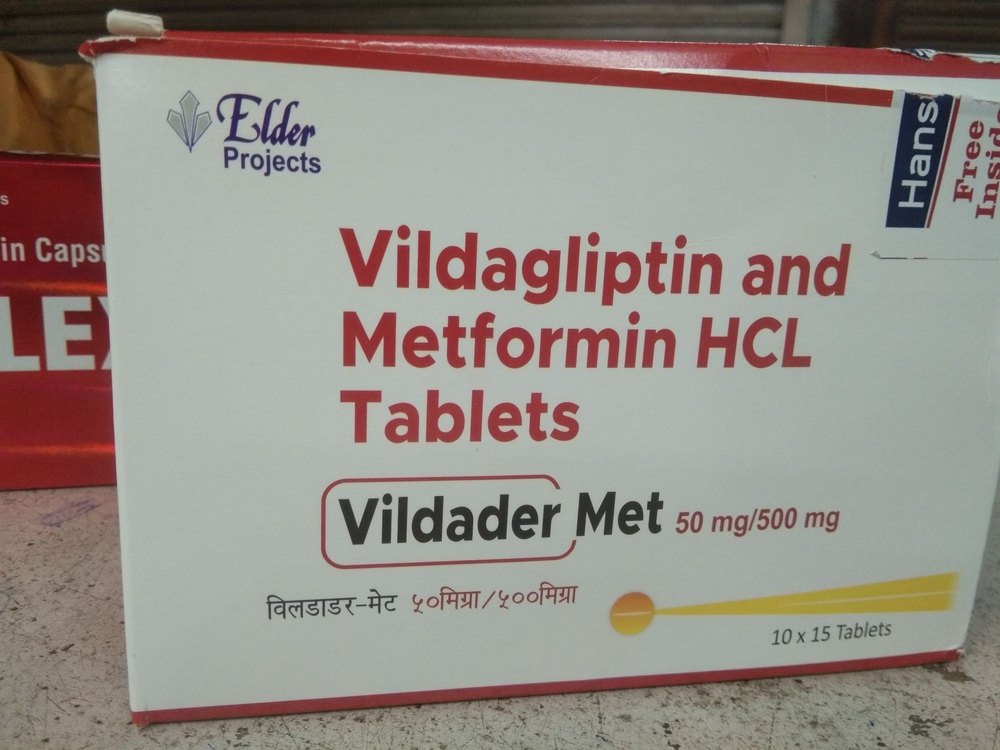Vildader Met 500mg/50mg Tablet - Uses, Price, Substitute, Side Effects ...