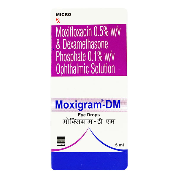 Moxigram-DM Eye Drop - Uses, Price, Substitute, Side Effects and Benefits