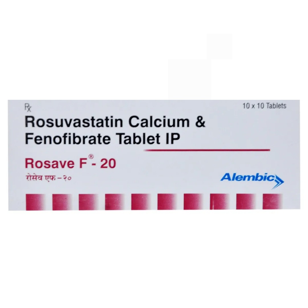 Rosave F 20 Tablet - Uses, Price, Substitute, Side Effects and Benefits