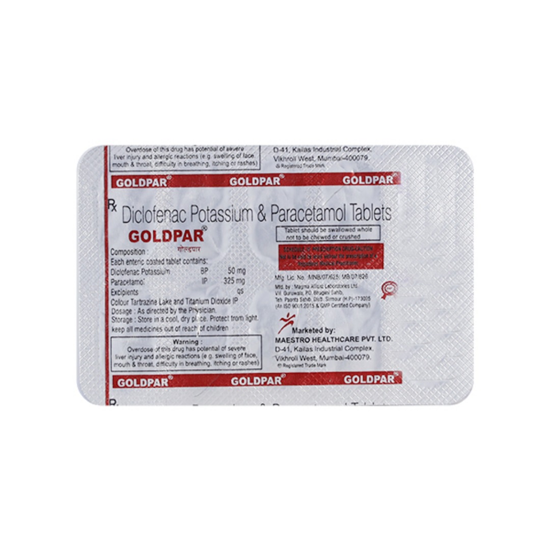 Goldpar Tablet - Uses, Price, Substitute, Side Effects and Benefits