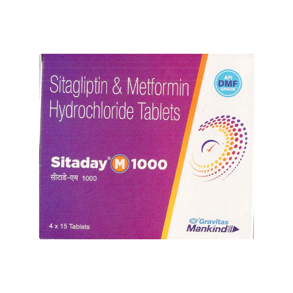 Sitaday M 1000 Tablet - Uses, Price, Substitute, Side Effects and Benefits