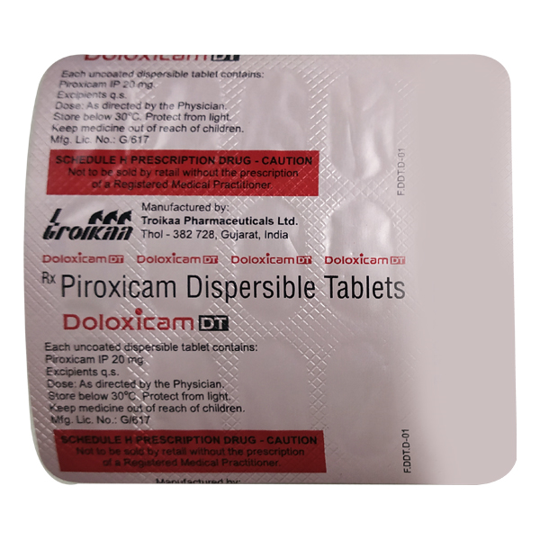 Doloxicam DT Tablet - Uses, Price, Substitute, Side Effects and Benefits