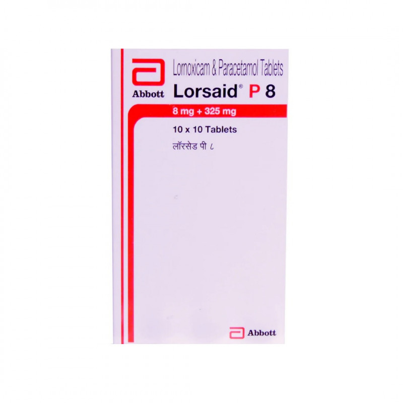 Lorsaid P 8 Tablet - Uses, Price, Substitute, Side Effects and Benefits